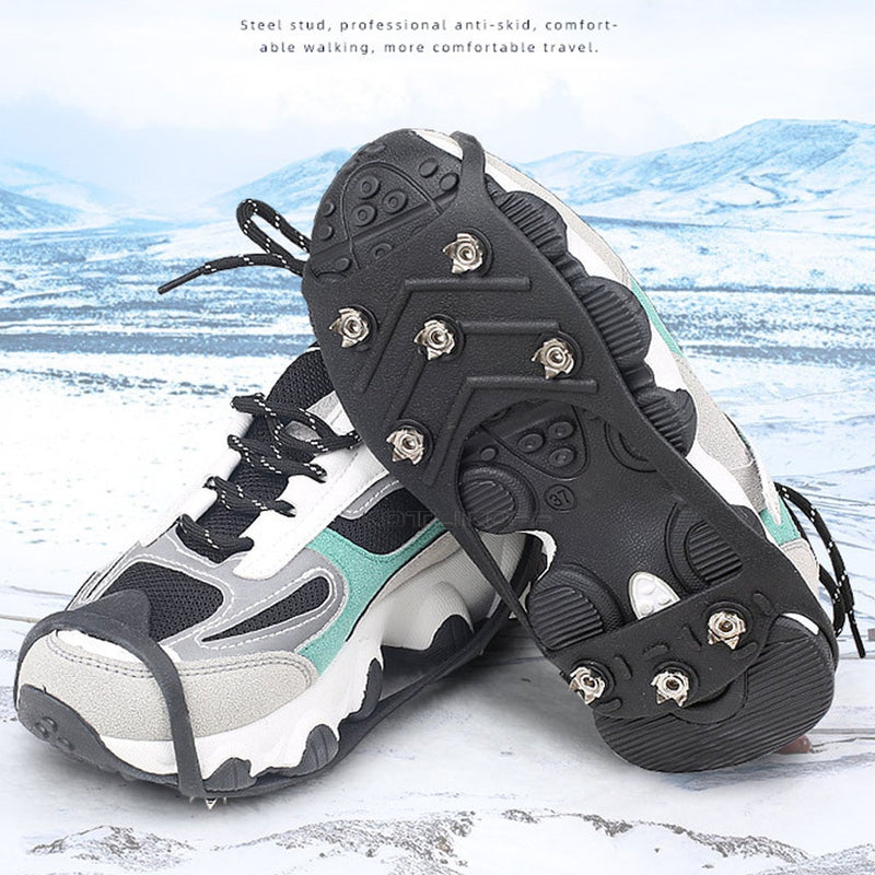8 Studs Anti-Skid Ice Gripper Spike Winter Climbing Anti-Slip Snow Spi